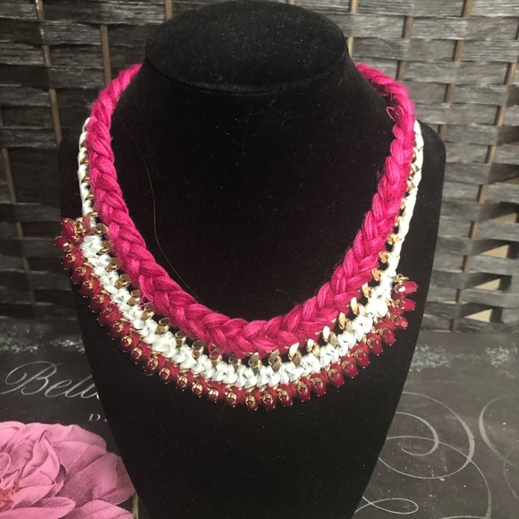 Forever 21 | Jewelry | Magenta Teal Rope Boho Choker Necklace | Poshmark